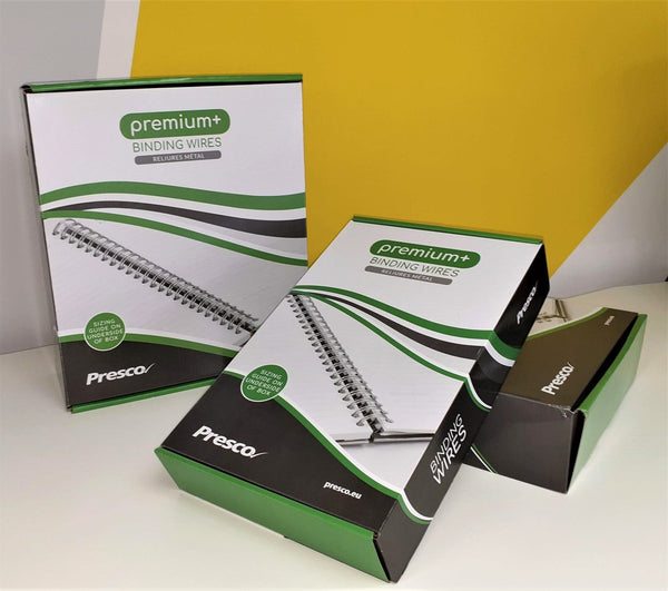 Presco Premium Binding Wires 2:1 Pitch A4 Wiro - 23 Loops – Presco IE